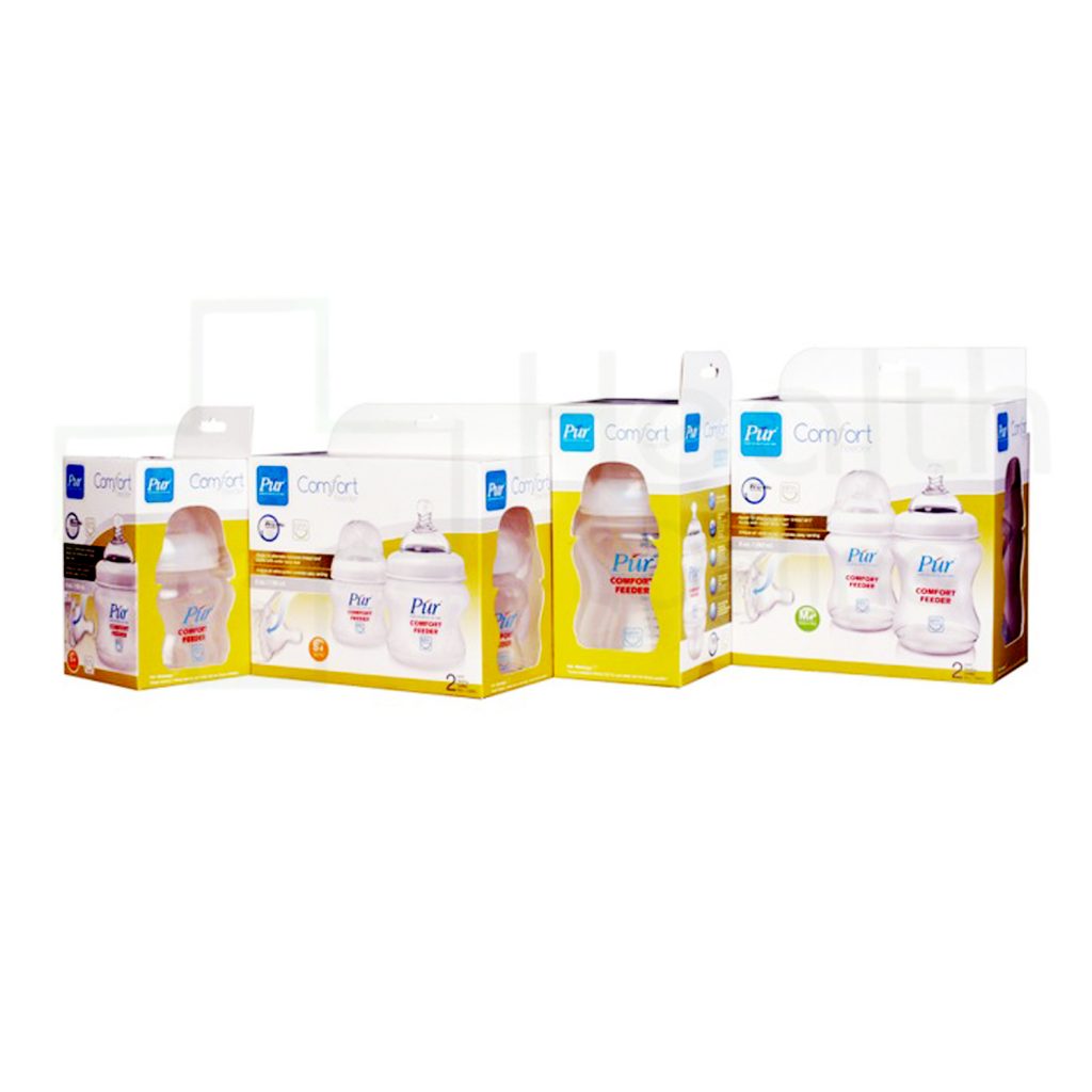 Comfort Feeder (Wider Base Pro Flo Feeding Bottle) 240ml/8oz 1s-1302 ...