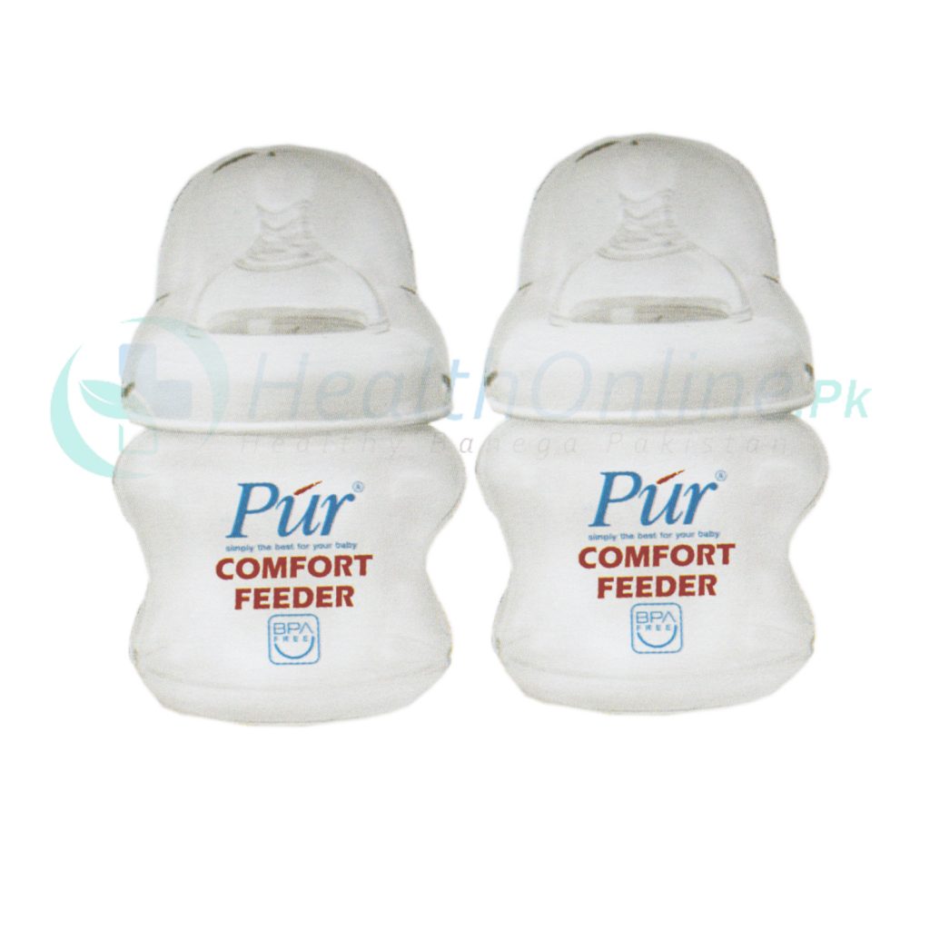 2 Packs of Comfort Feeder (Wider Base Pro Flo Feeding Bottle) 140ml/5oz ...