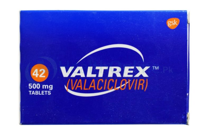 Valtrex Tab 500mg 42s price in Pakistan