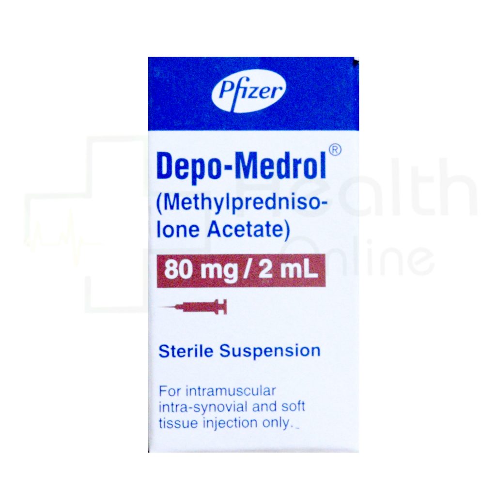 Depo Medrol Inj 80mg 1Vialx2ml - HLH Pharmacy