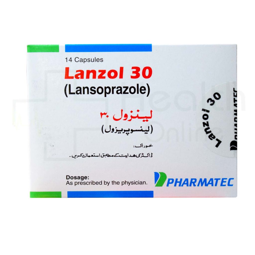 Lanzol 30 Cap 30mg 14s price in Pakistan