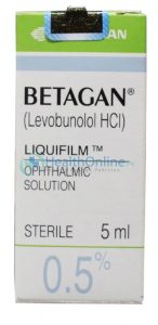 Betagan Ophthalmic Sol 5% 5ml - HLH Pharmacy