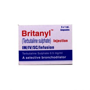 Britanyl Inj 0.5mg 5Ampx1ml Price in Pakistan