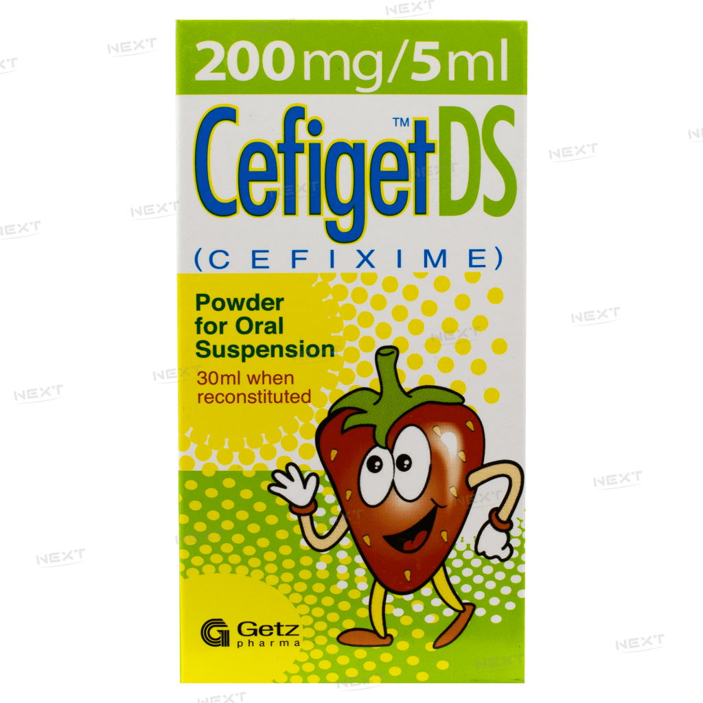 Cefiget Susp 100mg/5ml 60ml - HLH Pharmacy