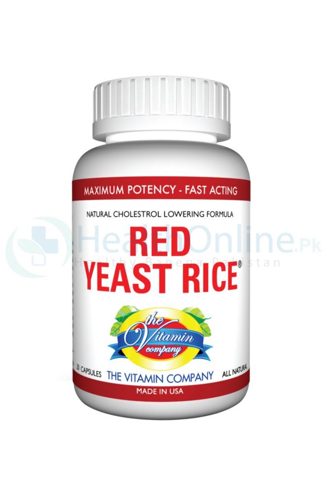 Red Yeast Rice Cap 500mg 20s - HLH Pharmacy