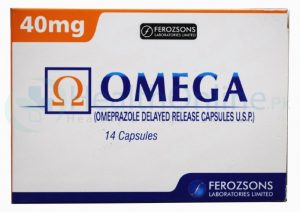 Omega Delayed Release Cap 40mg 1s price in Pakistan