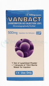 Vanbact Inj 500gm 1Vial - HLH Pharmacy