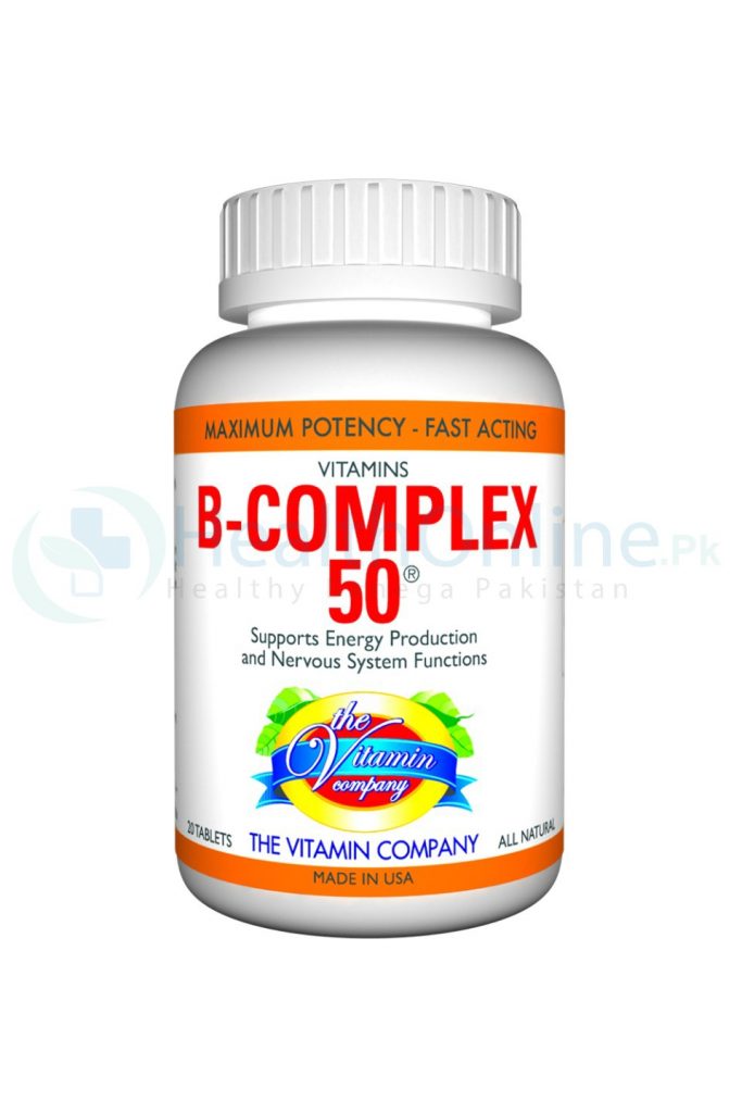 B-Complex 50 Tab 20s - HLH Pharmacy