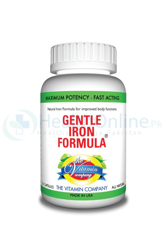 Gentle Iron Formula Cap 20s - HLH Pharmacy