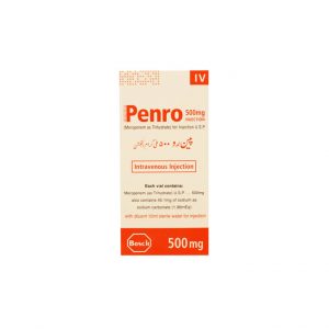 Penro Inj 500mg 1Vial price in Pakistan