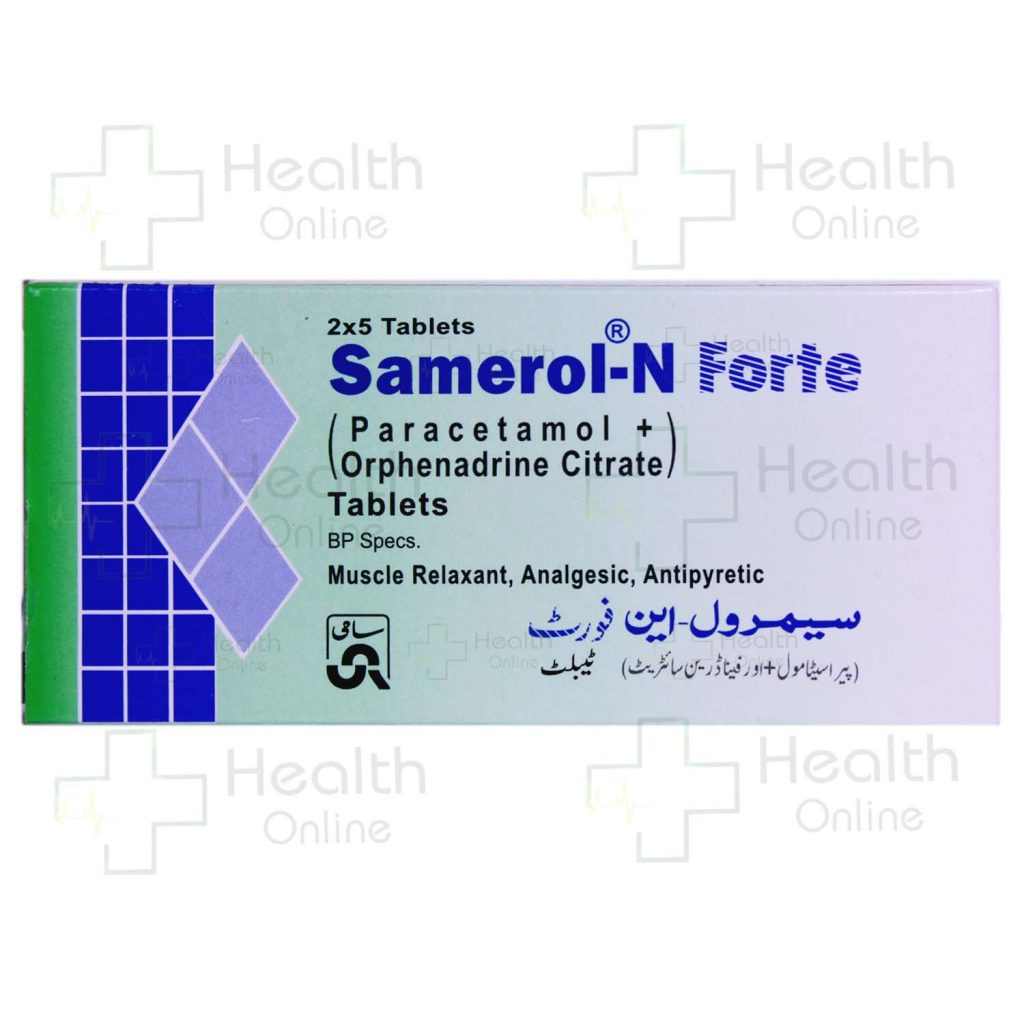Samerol-N Forte Tab 650mg/50mg 10s