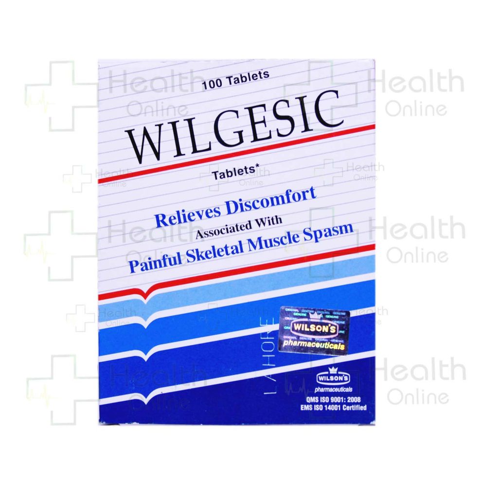 Wilgesic Tab 450mg/35mg 1s - HLH Pharmacy
