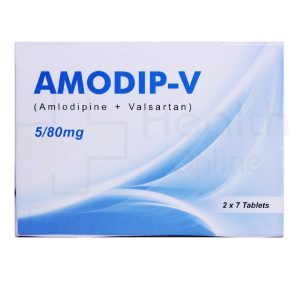 Amodip-V Tab 5mg/80mg 2x7s - HLH Pharmacy