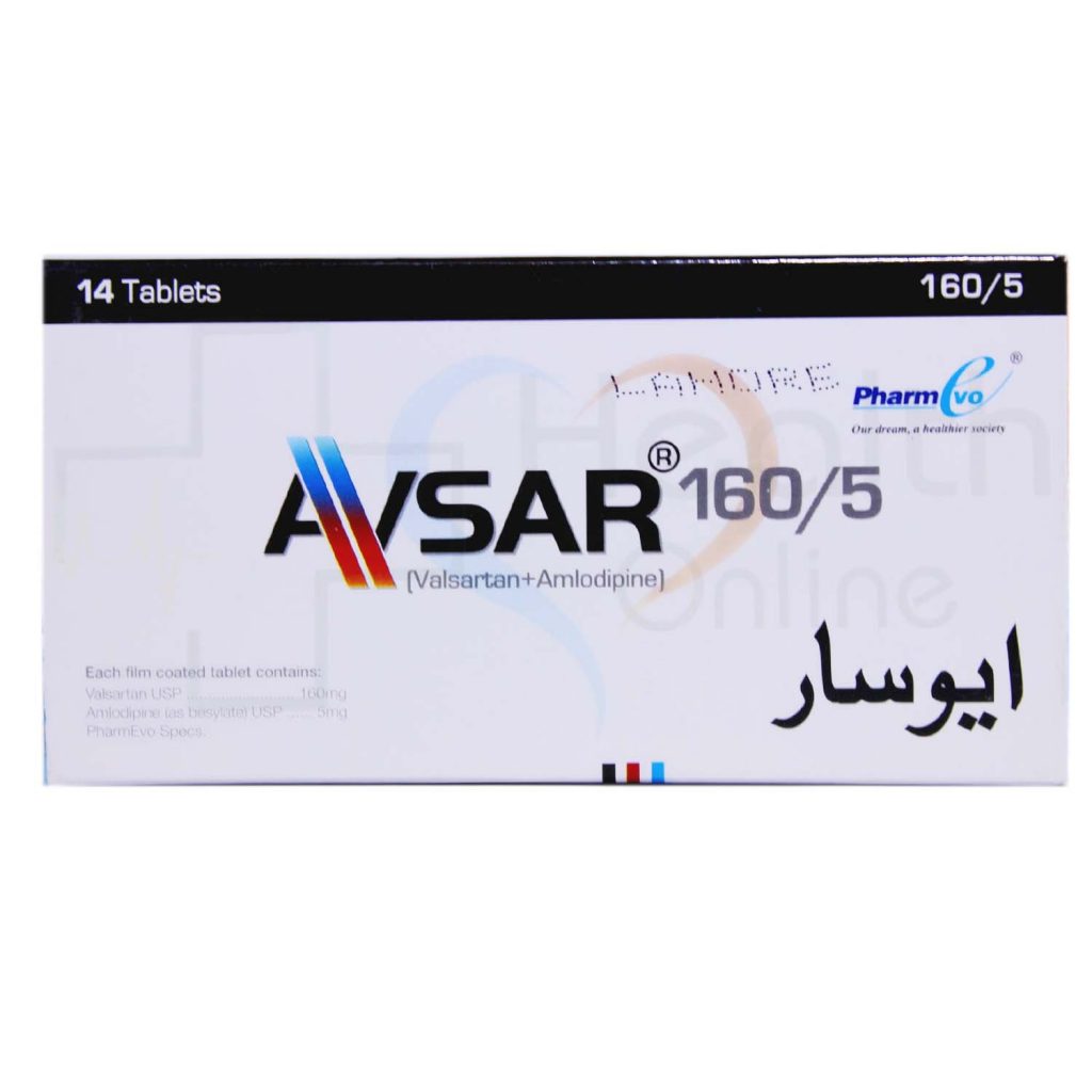 Avsar Tab 160mg/5mg 14s price in Pakistan