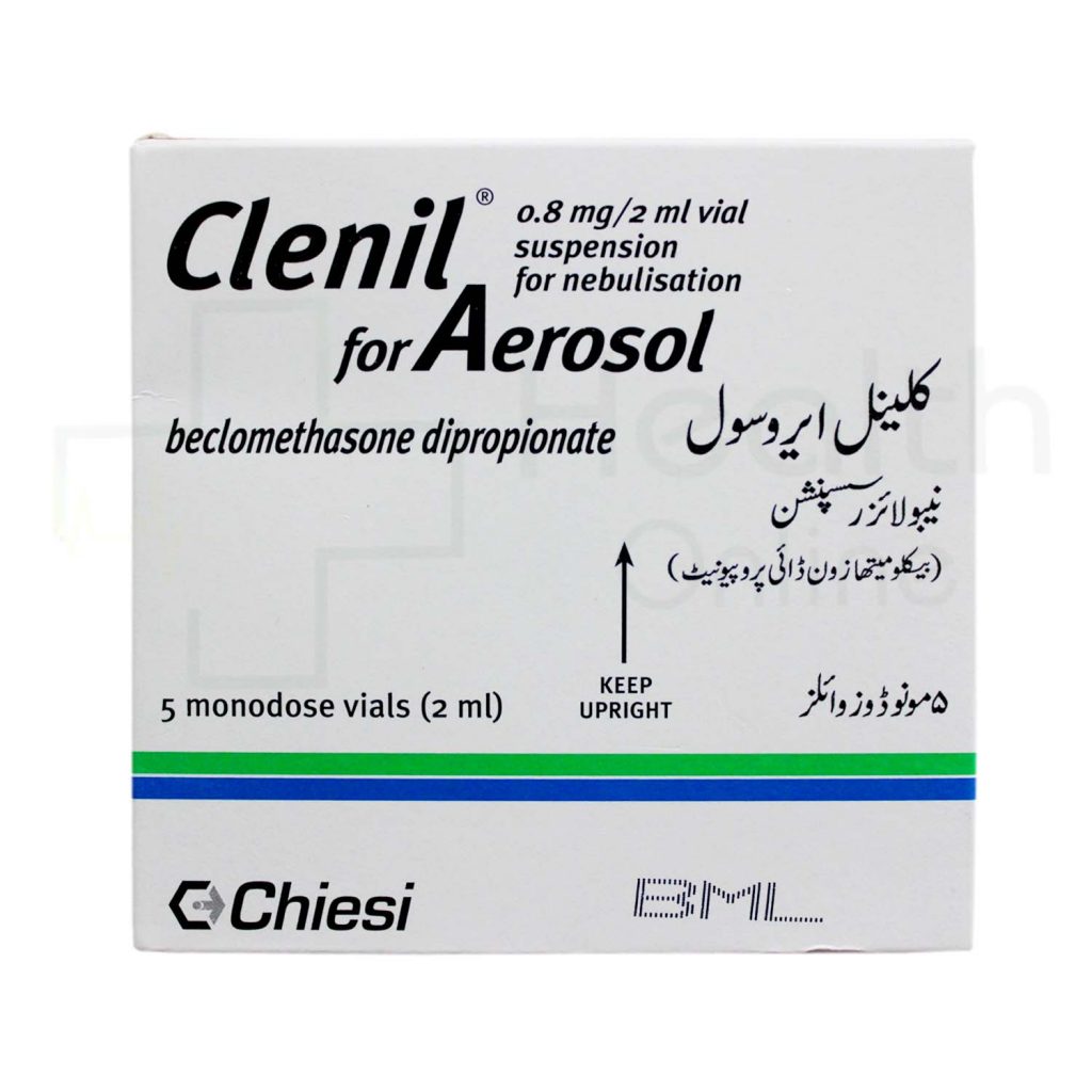 Clenil Aerosol Nebulising Sup 5Vialx2ml price in Pakistan