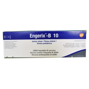 Engerix-B Inj 10mg/0.5ml 1Vial price in Pakistan