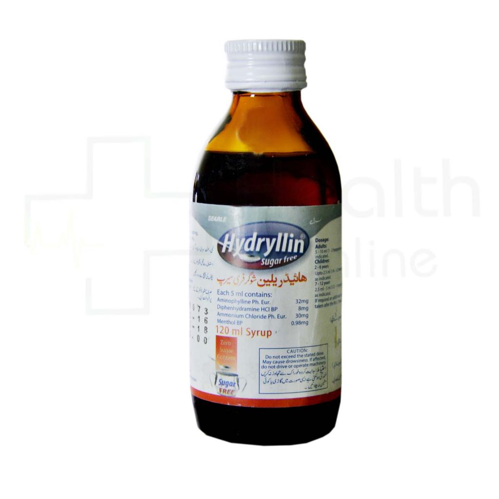 Hydryllin Sugar Free Syp 120ml Price in Pakistan