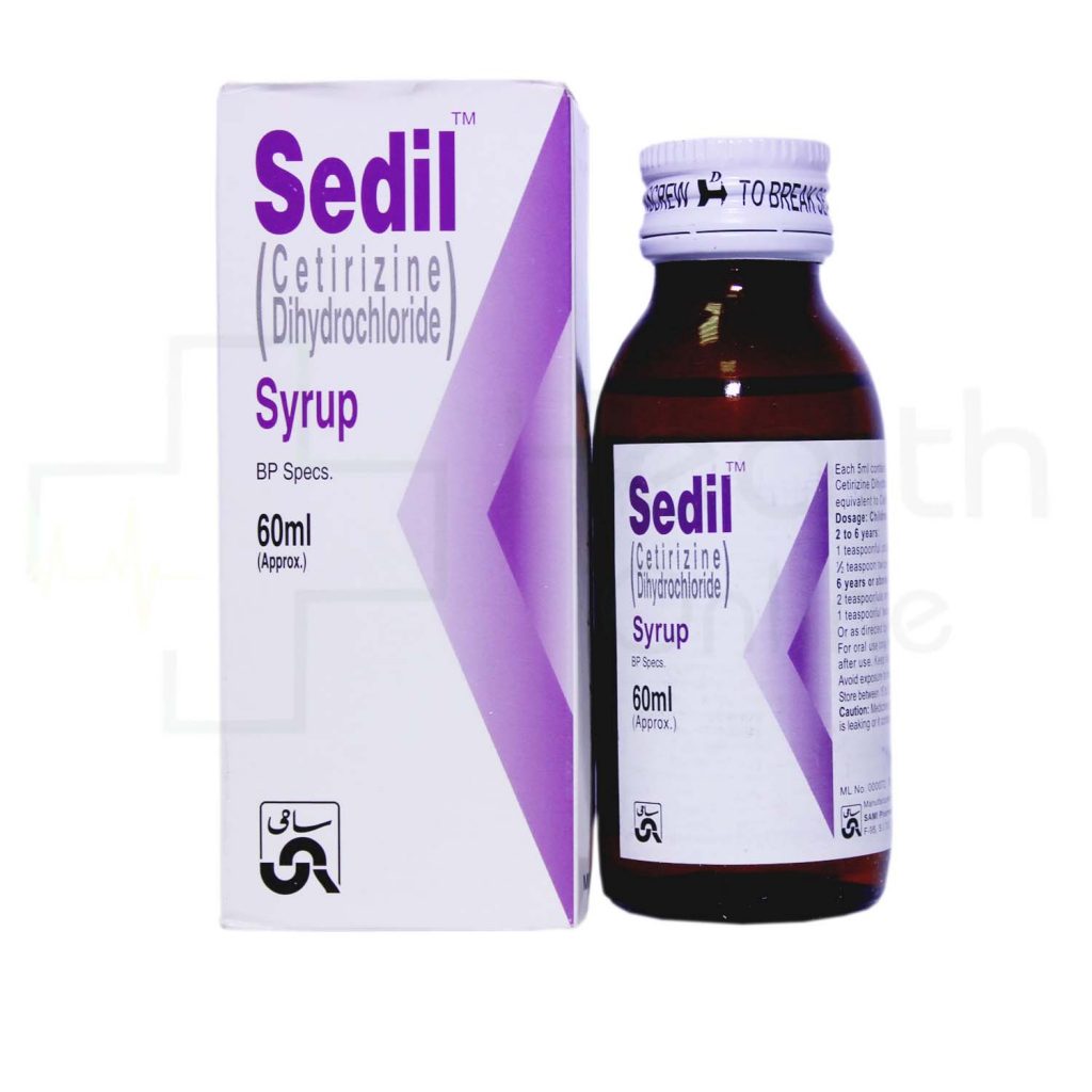 Sedil Syp 5mg/5ml 60ml price in Pakistan